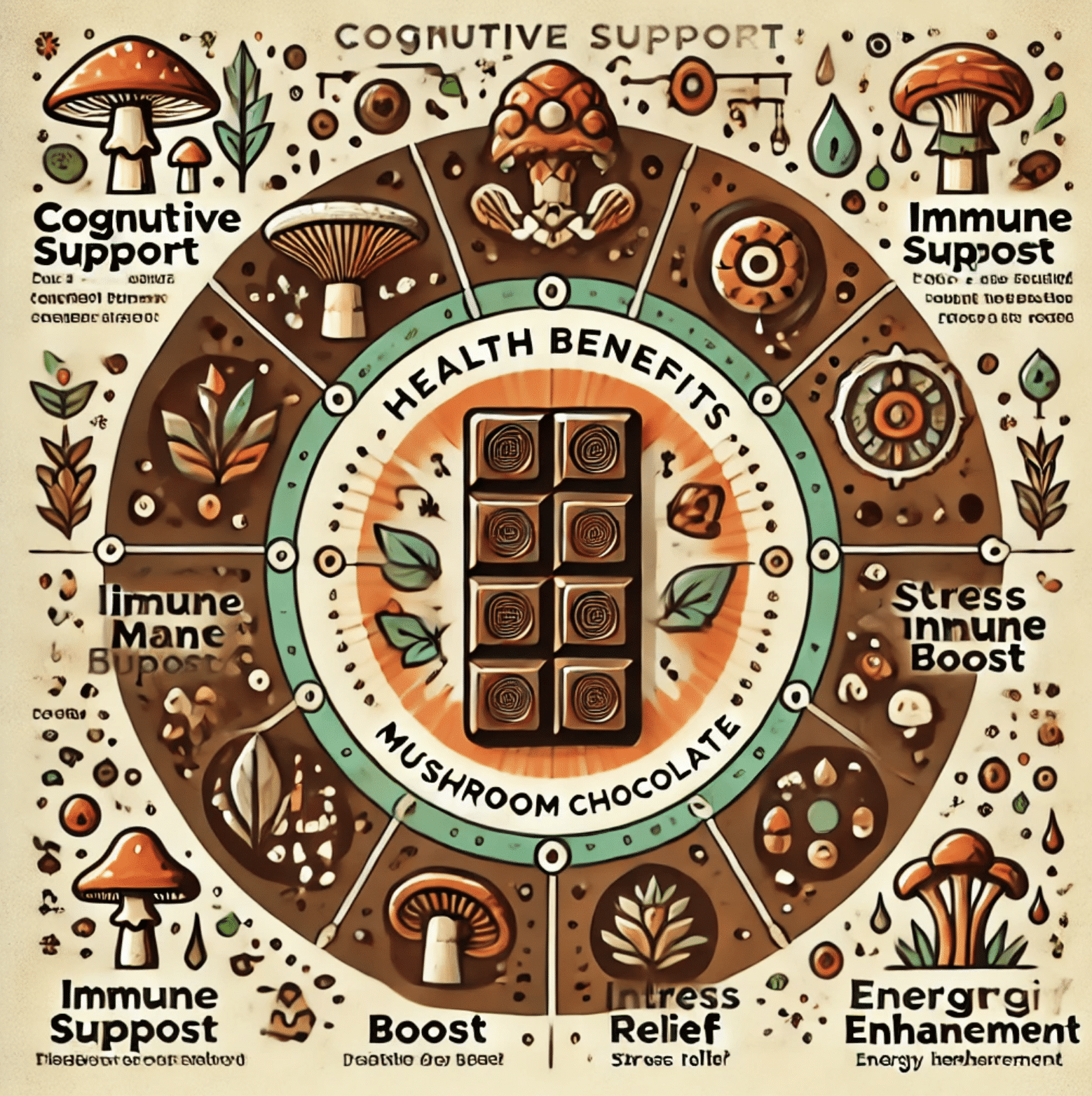 Aurora Mushroom Chocolate